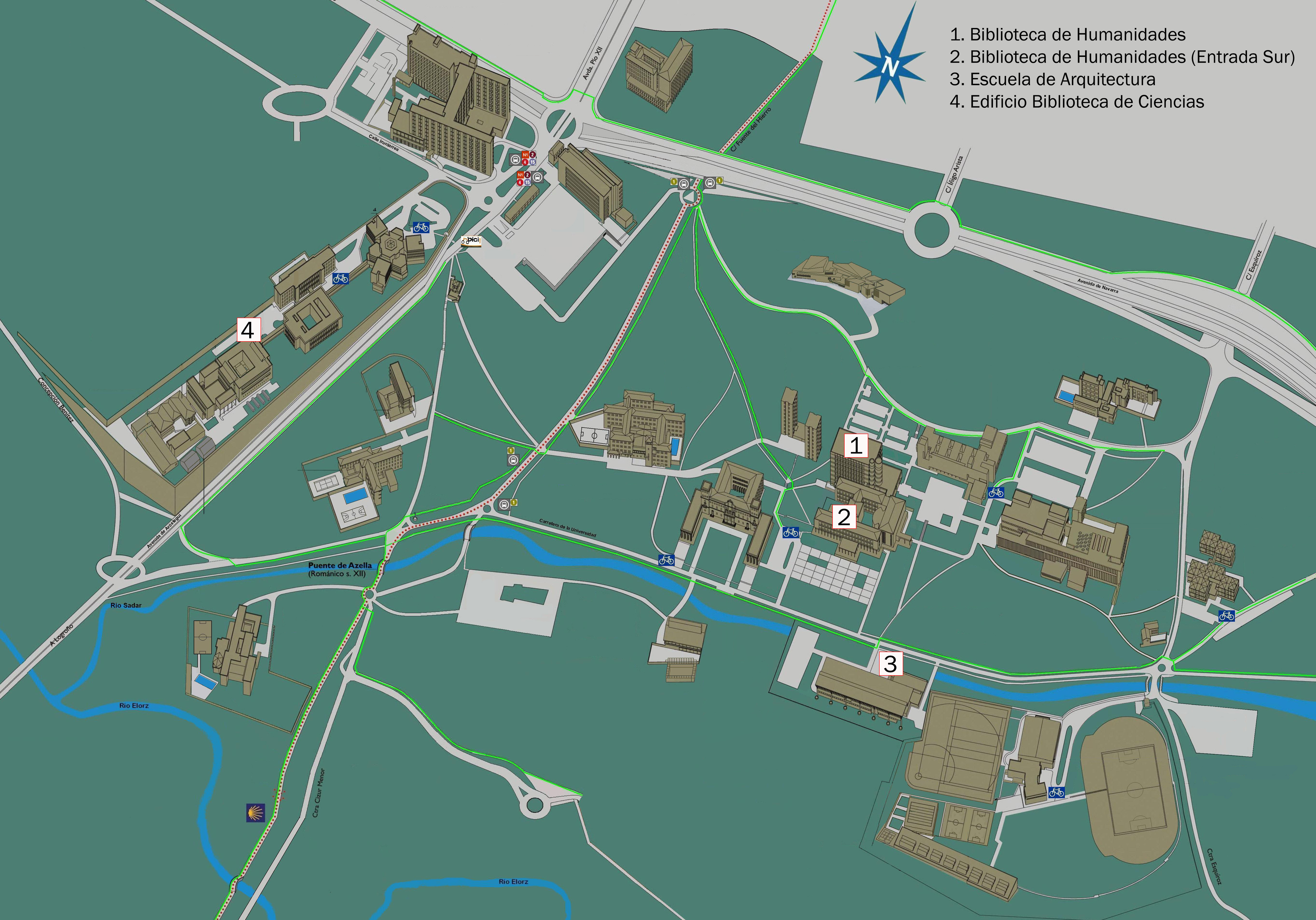 Dónde estamos. Universidad de Navarra